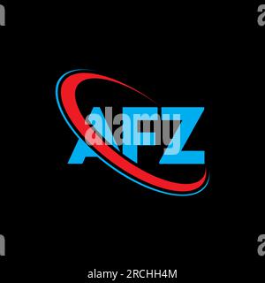 AFZ logo. AFZ letter. AFZ letter logo design. Initials AFZ logo linked ...