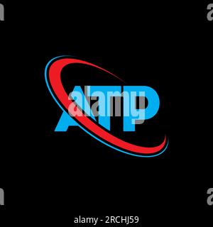 ATP logo. ATP letter. ATP letter logo design. Initials ATP logo linked ...