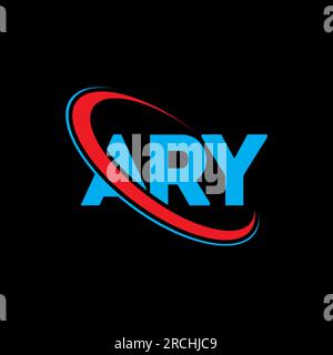 ARY logo. ARY letter. ARY letter logo design. Initials ARY logo linked ...
