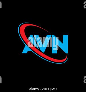 AVN logo. AVN letter. AVN letter logo design. Initials AVN logo linked ...