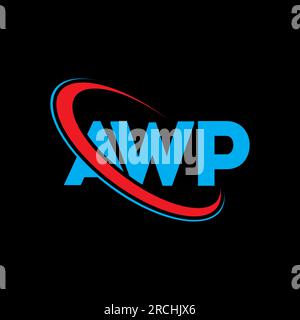 AWP logo. AWP letter. AWP letter logo design. Initials AWP logo linked ...
