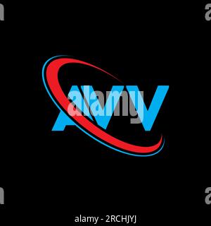 AVV logo. AVV letter. AVV letter logo design. Initials AVV logo linked ...