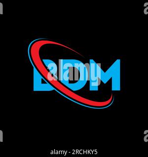 BDM logo. BDM letter. BDM letter logo design. Initials BDM logo linked ...