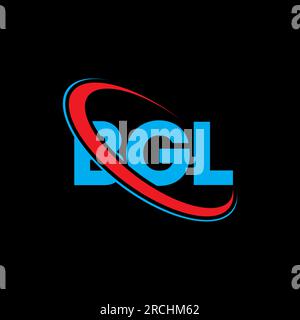 BGL circle letter logo design with circle and ellipse shape. BGL ...