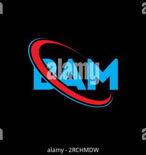 BAM logo. BAM letter. BAM letter logo design. Initials BAM logo linked ...