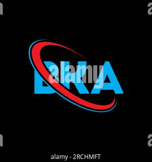 BKA logo. BKA letter. BKA letter logo design. Initials BKA logo linked ...