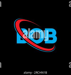 BOB logo. BOB letter. BOB letter logo design. Initials BOB logo linked ...