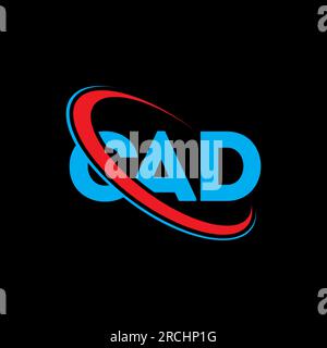 CAD logo. CAD letter. CAD letter logo design. Initials CAD logo linked ...