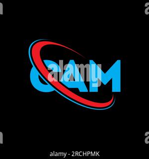 CAM logo. CAM letter. CAM letter logo design. Initials CAM logo linked ...