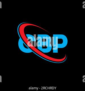 CBP circle letter logo design with circle and ellipse shape. CBP ...