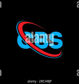 CBS circle letter logo design with circle and ellipse shape. CBS ...