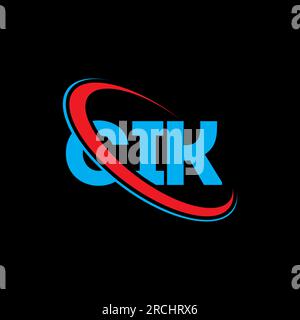 CIK circle letter logo design with circle and ellipse shape. CIK ...