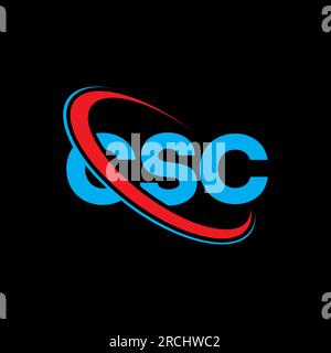 CSC logo. CSC letter. CSC letter logo design. Initials CSC logo linked ...