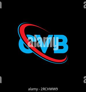 CVB logo. CVB letter. CVB letter logo design. Initials CVB logo linked ...