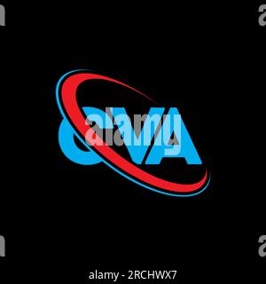CVA logo. CVA letter. CVA letter logo design. Initials CVA logo linked ...