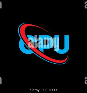 CPU logo. CPU letter. CPU letter logo design. Initials CPU logo linked ...