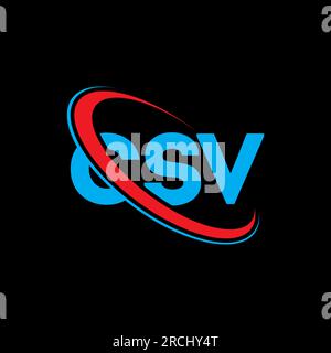 CSV logo. CSV letter. CSV letter logo design. Initials CSV logo linked ...