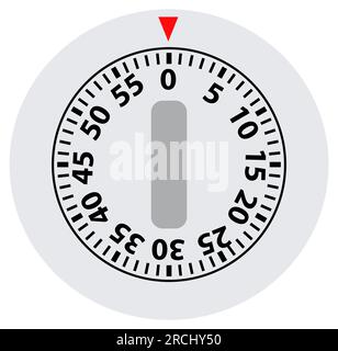 Realistic chronometer stop watch isolated on white background Stock ...