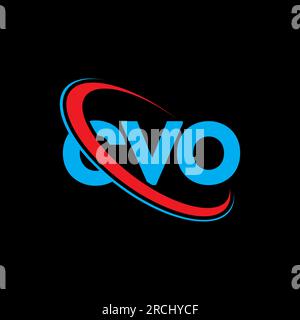 CVO logo. CVO letter. CVO letter logo design. Initials CVO logo linked ...