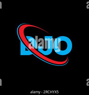 DJO logo. DJO letter. DJO letter logo design. Initials DJO logo linked ...