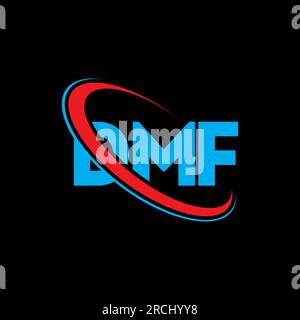 DMF logo. DMF letter. DMF letter logo design. Initials DMF logo linked ...