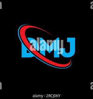 DMJ logo. DMJ letter. DMJ letter logo design. Initials DMJ logo linked ...