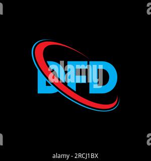 DFD logo. DFD letter. DFD letter logo design. Initials DFD logo linked ...