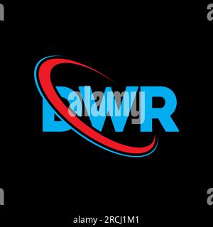 DWR logo. DWR letter. DWR letter logo design. Initials DWR logo linked ...