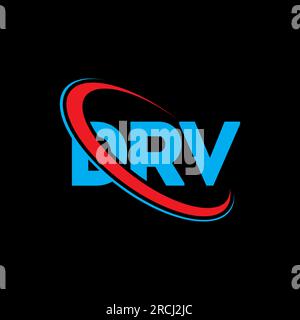 DRV logo. DRV letter. DRV letter logo design. Initials DRV logo linked ...