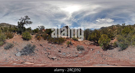 360° view of Red Rock Canyon - White Rock – La Madre Spring Loop 02 ...