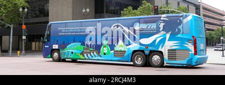 Los Angeles, California: AVTA Anelope Valley Transit Authority bus ...