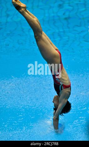 Silver medalist Li Yajie of China celebrates on the podium after the ...
