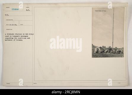 radio station, world war i, battlefield, ww1, wwi, world war one Stock ...