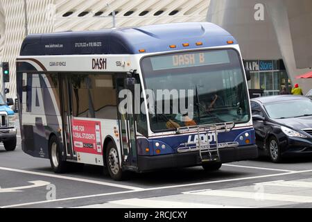Los Angeles, California: Los Angeles LADOT Transit DASH and METRO Bus ...