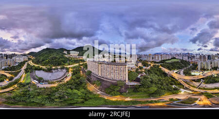 360° view of Chak On Estate(大窩坪半山澤安邨), Kowloon, HK - Alamy