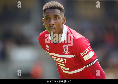 Isaiah Jones #11 of Middlesbrough during the Pre-season friendly match ...