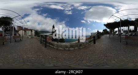 360° view of Vieux Port de Menton - Alamy