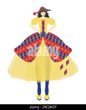 Vector carnival circus cartoon performer and strongman character set ...