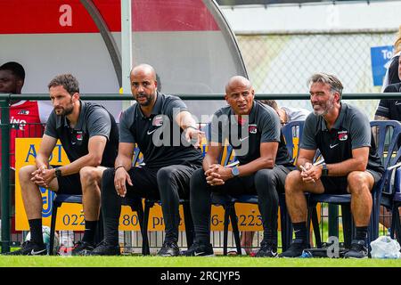 ALKMAAR - (lr) AZ assistant coach Robert Franssen, AZ Alkmaar coach ...