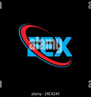 EEX circle letter logo design with circle and ellipse shape. EEX ...