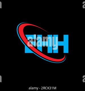 EHH logo. EHH letter. EHH letter logo design. Initials EHH logo linked ...