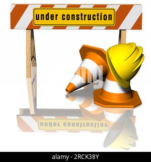 Maintenance work in progress sign board Stock Photo - Alamy