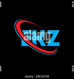 EKZ logo. EKZ letter. EKZ letter logo design. Initials EKZ logo linked ...