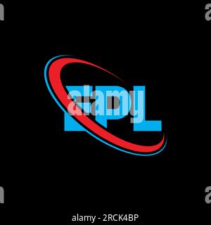 EPL circle letter logo design with circle and ellipse shape. EPL ...