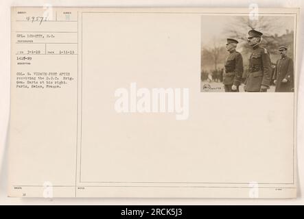 A U.S. Army Colonel receives recognition during a promotion ceremony at ...
