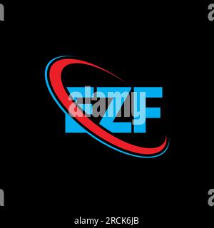 EZF logo. EZF letter. EZF letter logo design. Initials EZF logo linked ...