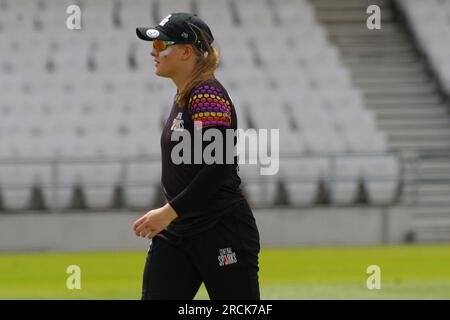 Leeds, 15 July 2023. Charis Pavely playing for Central Sparks against ...