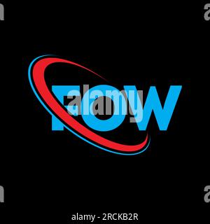 FOW logo. FOW letter. FOW letter logo design. Initials FOW logo linked ...