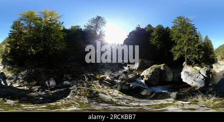 360° view of Terchová - Tiesňavy - potok Varínka - Alamy