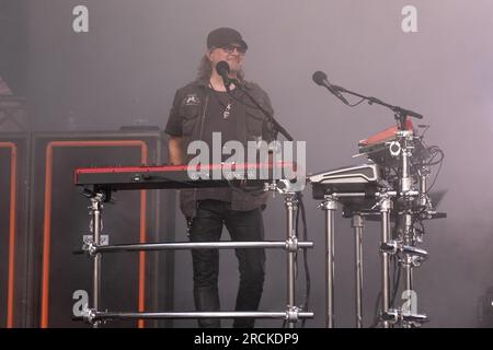 Europe (l-r): Mic Michaeli, Ian Haugland, Joey Tempest, Kee Marcello ...